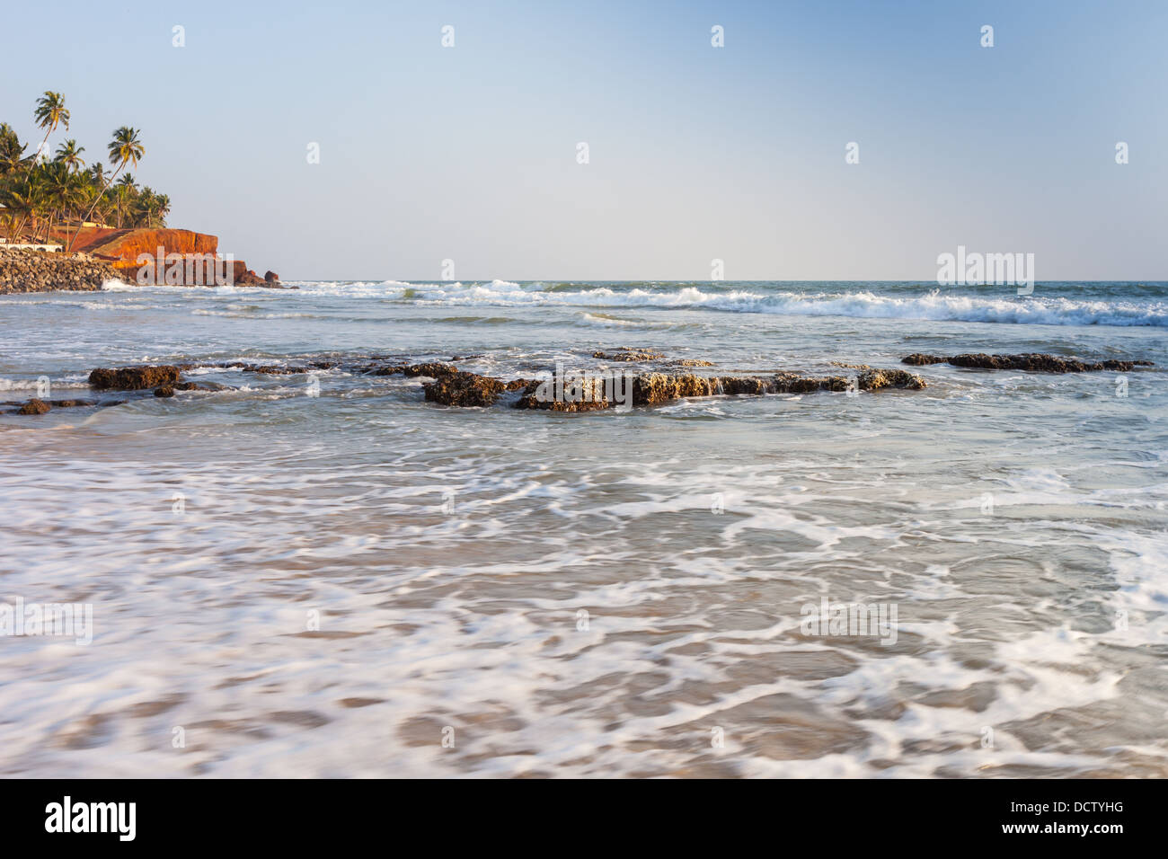 Varkala surfing hi-res stock photography and images - Alamy