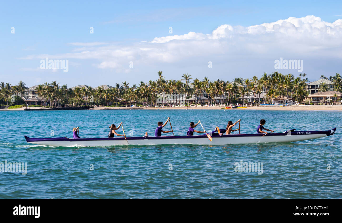 Kohala coast outrigger hi-res stock photography and images - Alamy