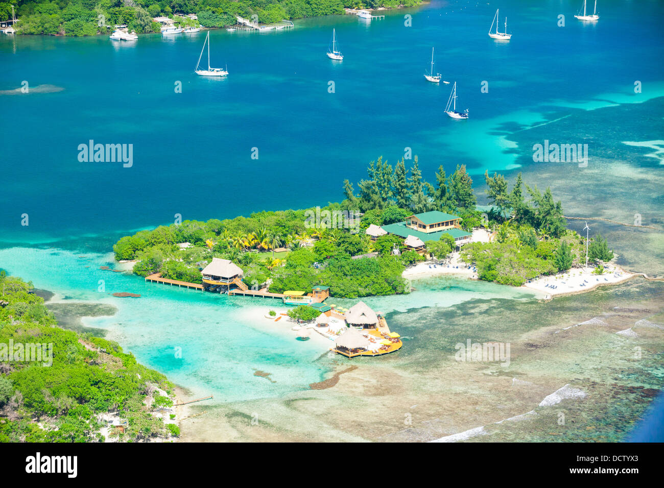 Aerial view french cay french hi-res stock photography and images - Alamy