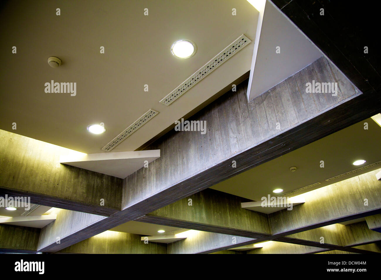 Abstract architectural space background at the Vatican Museum in the ...