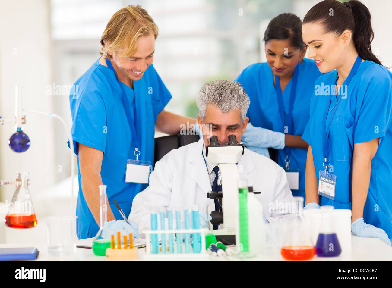 Group medical research scientists hi-res stock photography and images ...