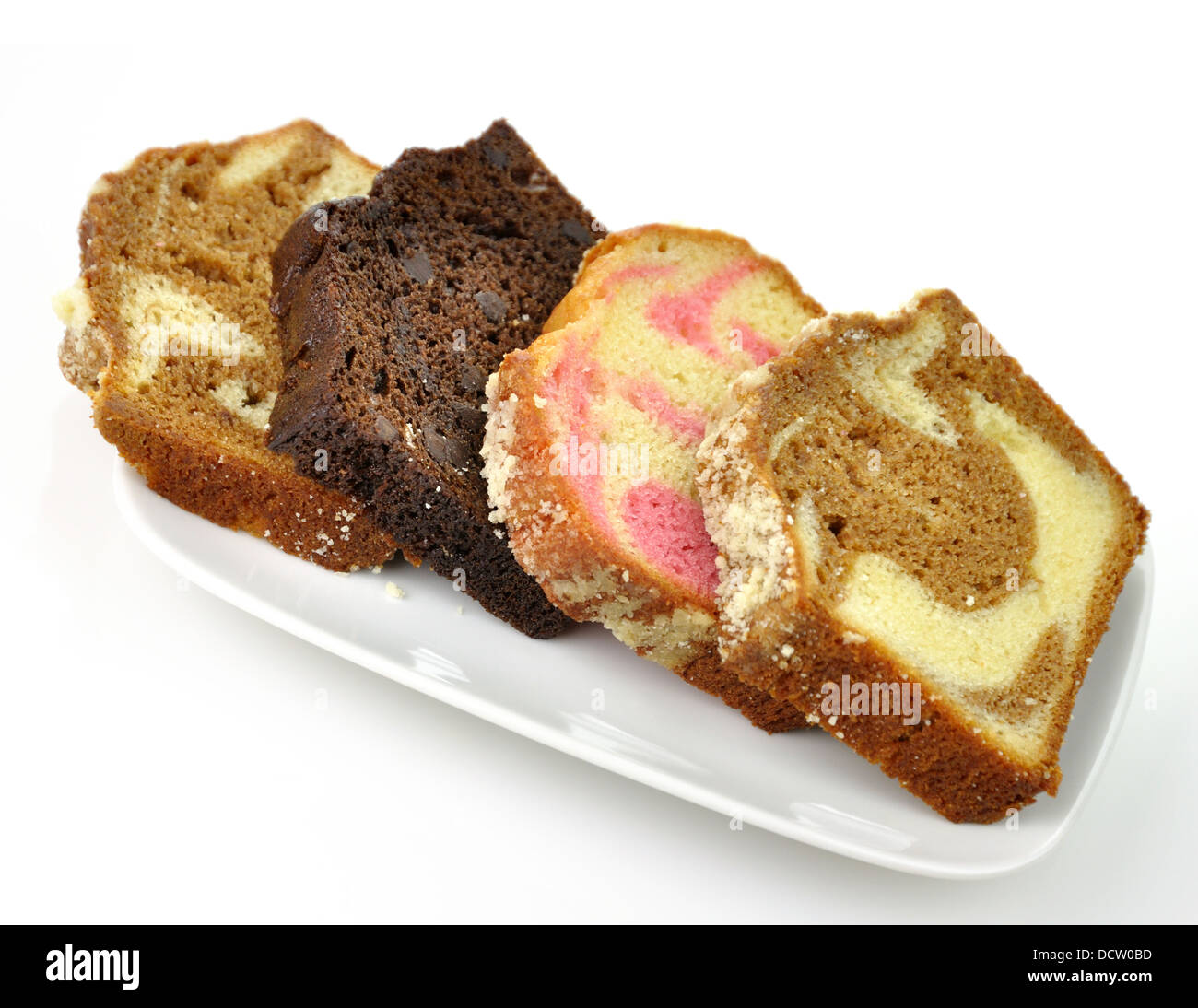 assortment of loaf cake slices Stock Photo - Alamy