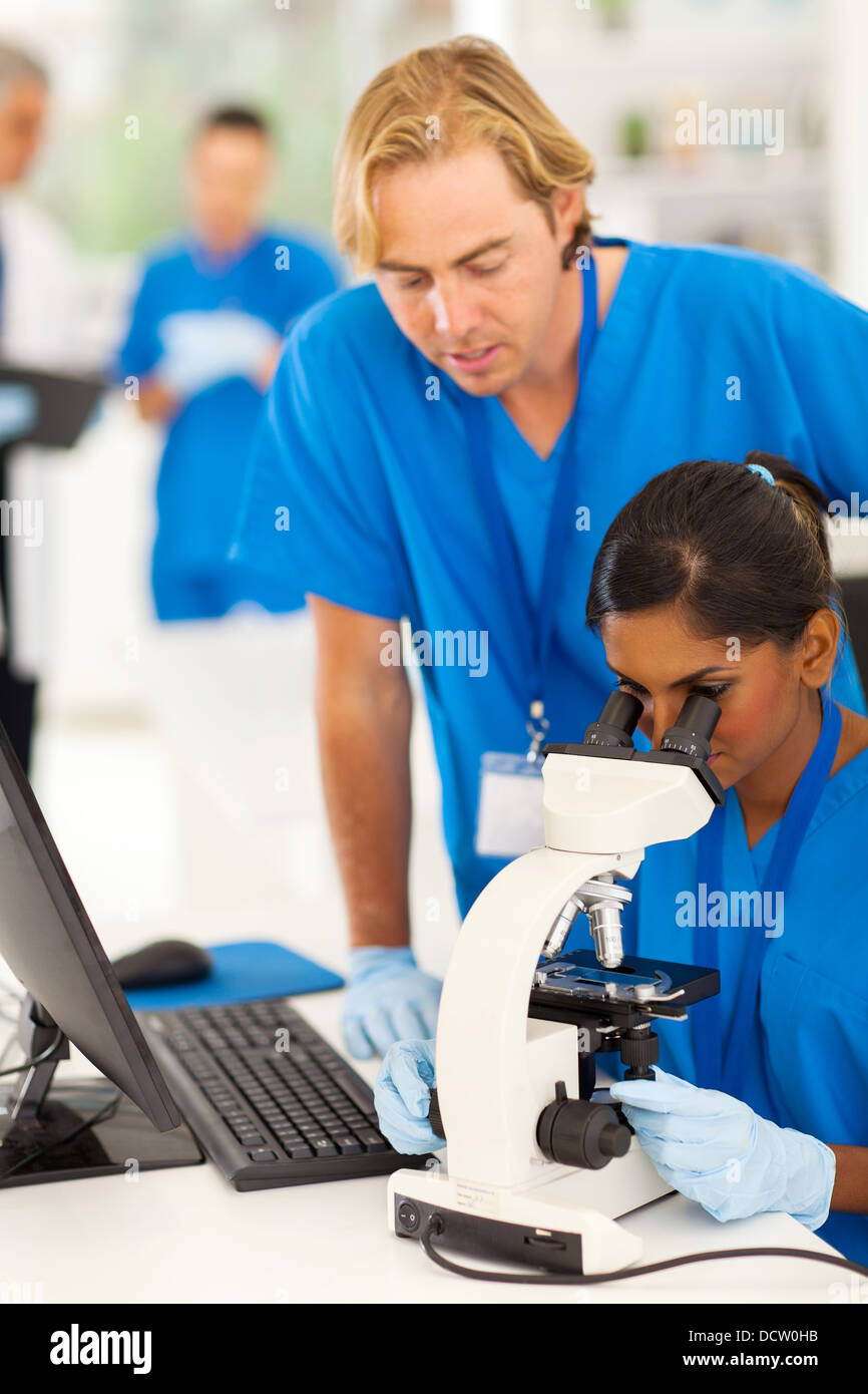 university students experimenting in research lab Stock Photo - Alamy