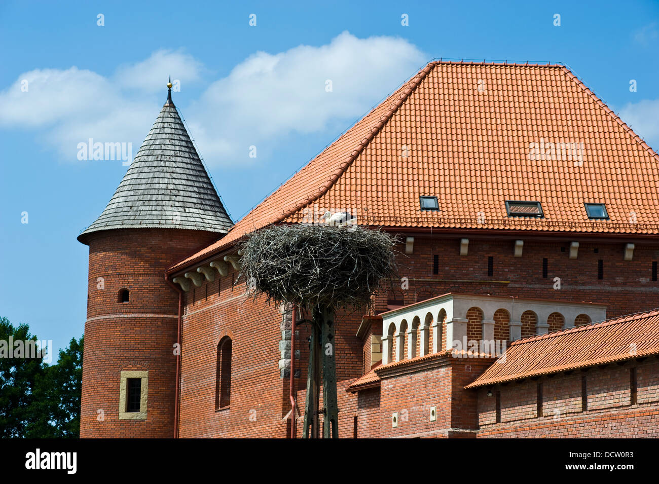 Reconstructed castle in Tykocin, North Eastern Poland Stock Photo - Alamy