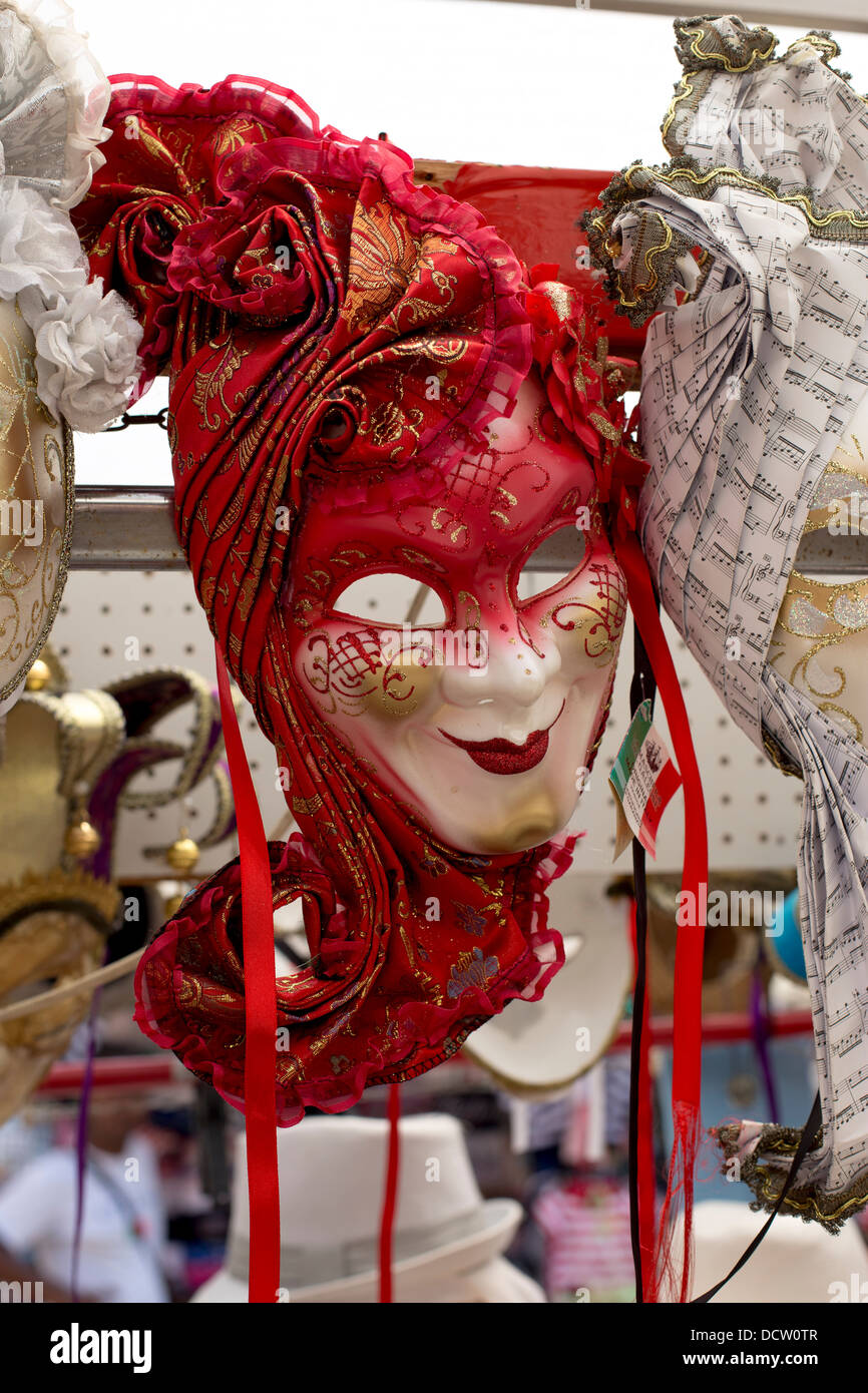 Colorful decorated Venetian mask, Venice in Italy Stock Photo - Alamy