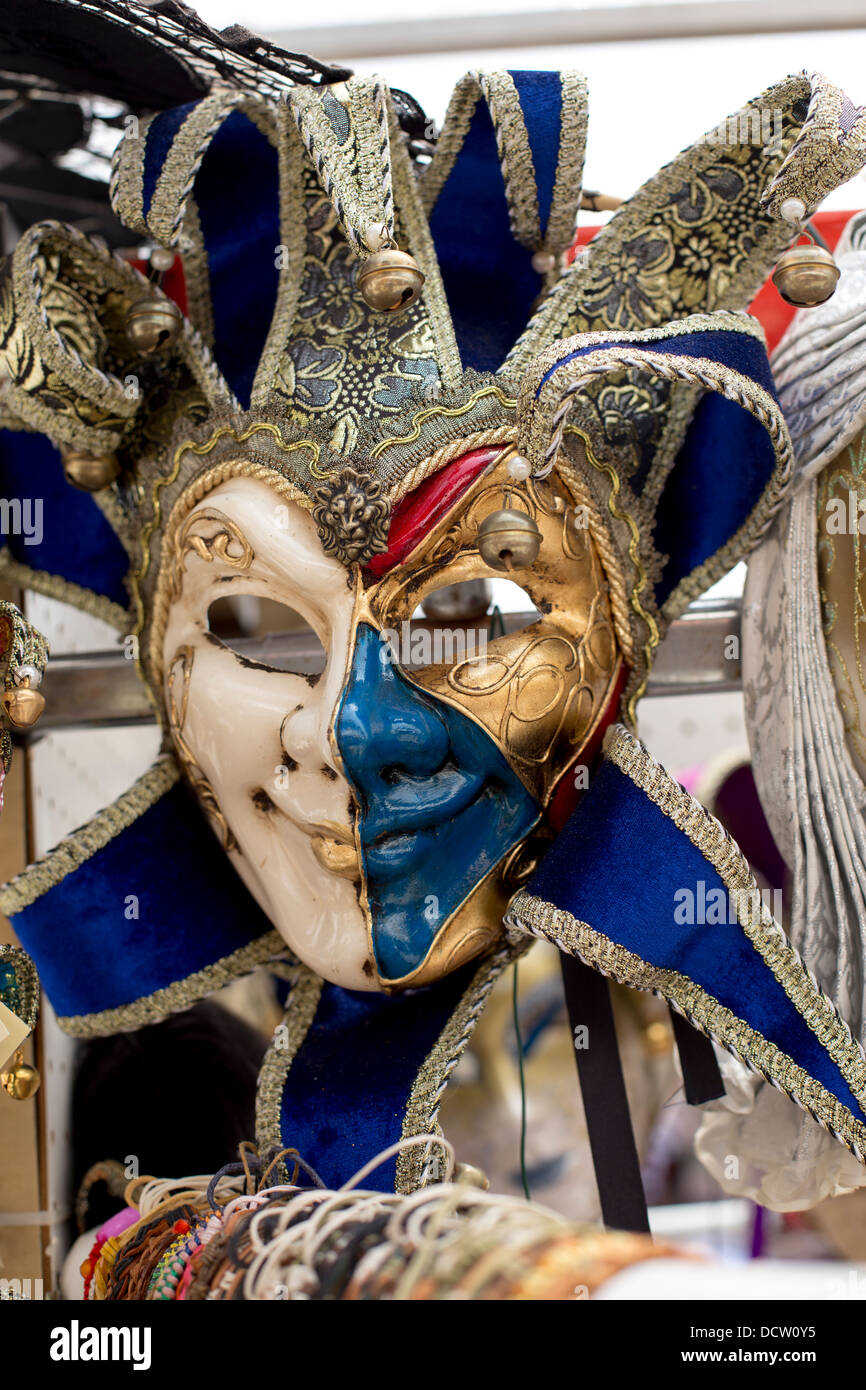 Colorful decorated Venetian mask, Venice in Italy Stock Photo - Alamy