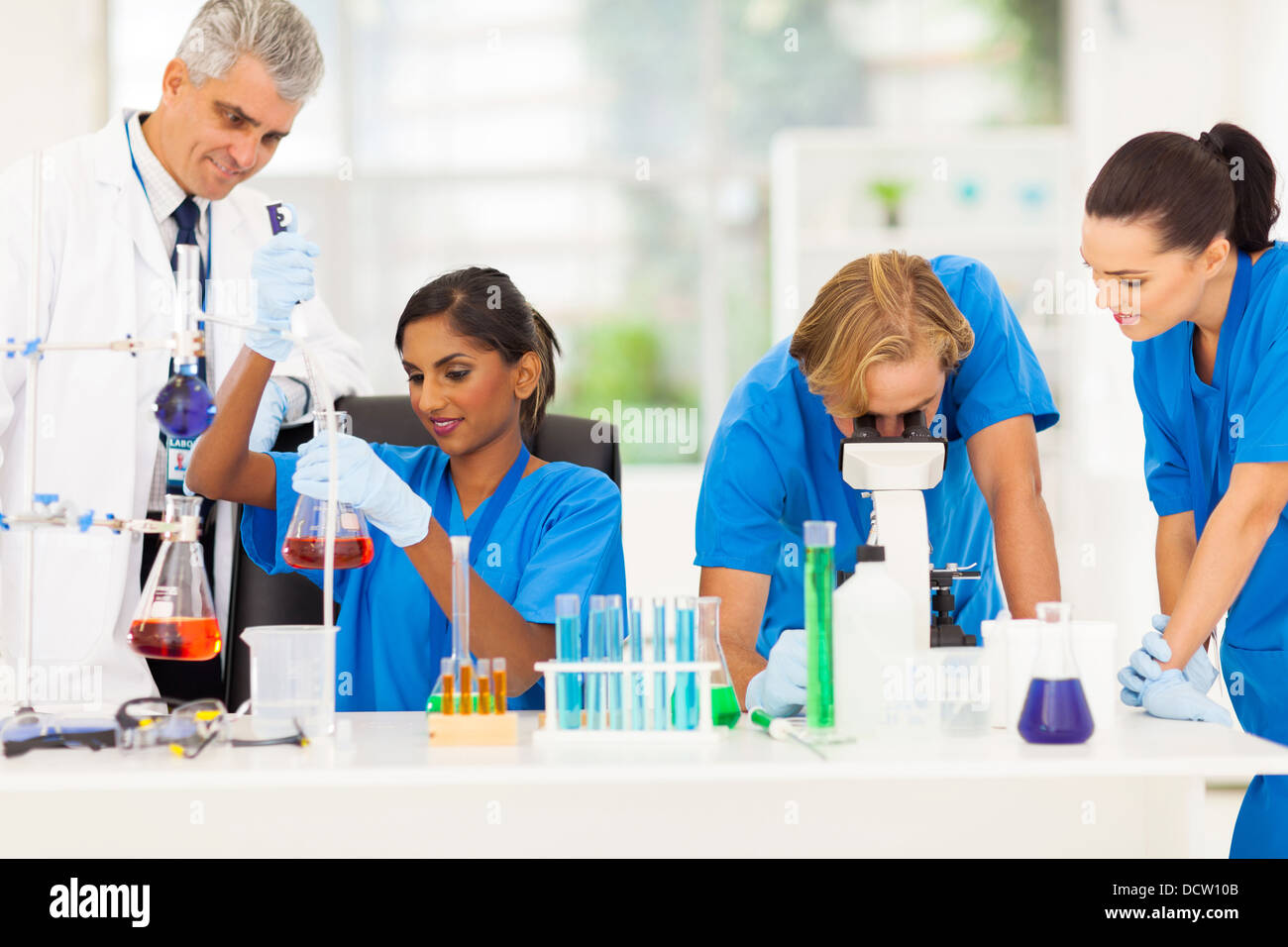 Group medical research scientists hi-res stock photography and images ...