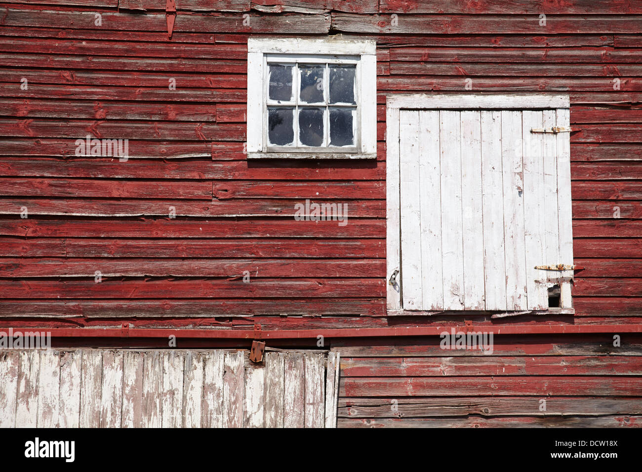 The barn at Champlain Orchards in Shoreham, Vermont, New England, USA ...