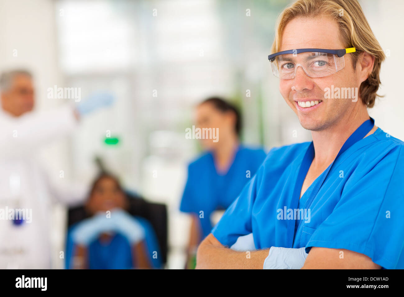 smiling scientist in the lab Stock Photo - Alamy