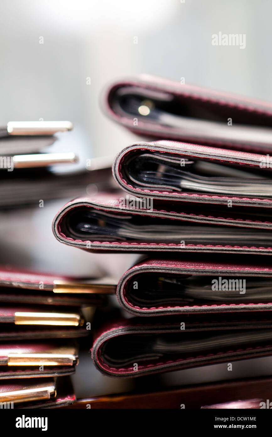 Group of binders Stock Photo - Alamy
