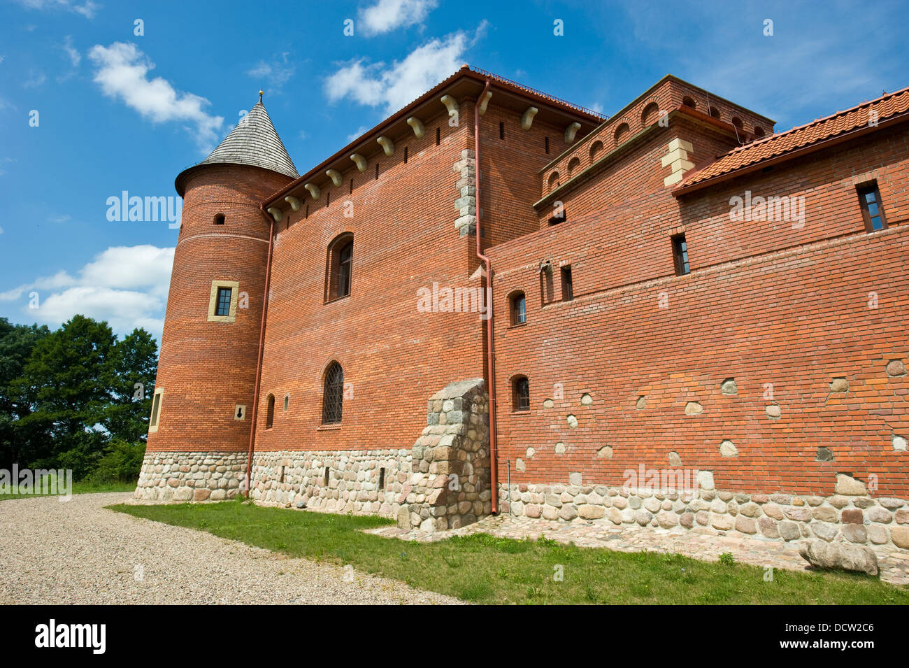 Reconstructed castle in Tykocin, North Eastern Poland Stock Photo - Alamy