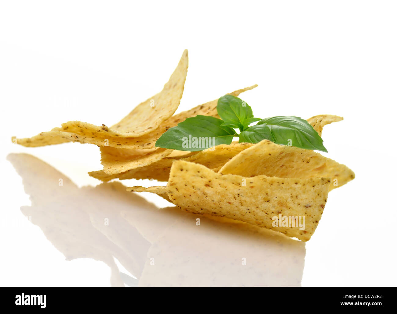Corn tortilla chips Stock Photo - Alamy
