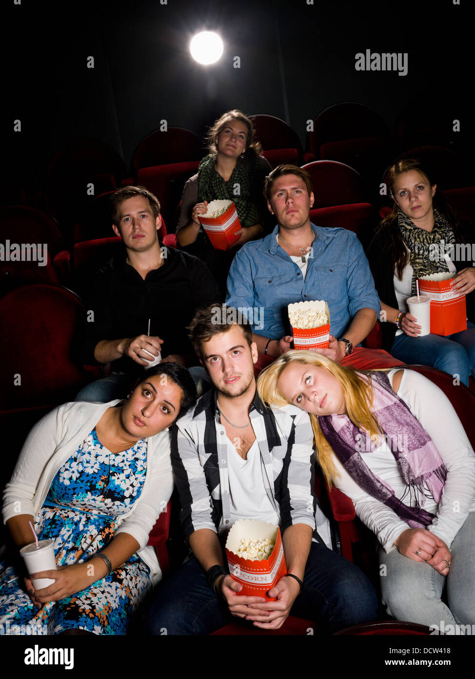 People at the cinema Stock Photo - Alamy