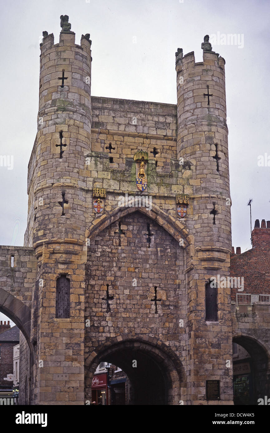 Micklegate Bar, York Uk Stock Photo - Alamy
