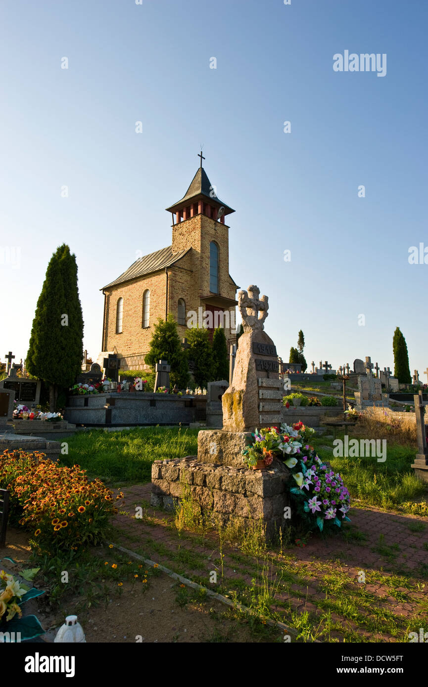 The cemetery in Rutki village in north-eastern Poland Stock Photo - Alamy