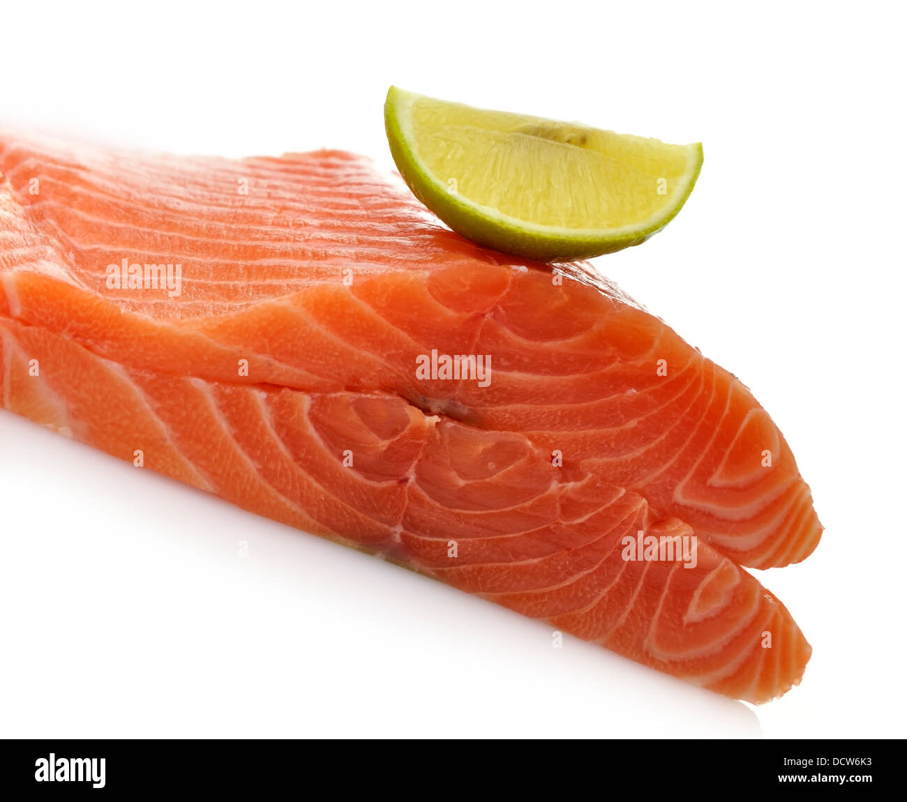 Raw Salmon Fillet Stock Photo - Alamy