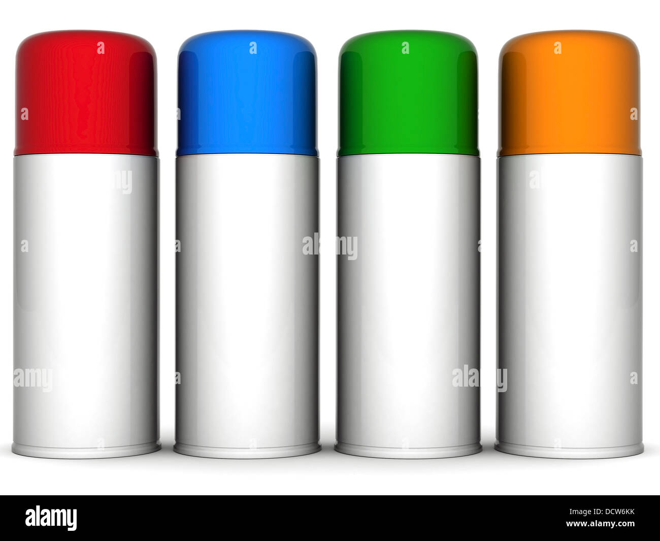 aluminum spray cans Stock Photo - Alamy