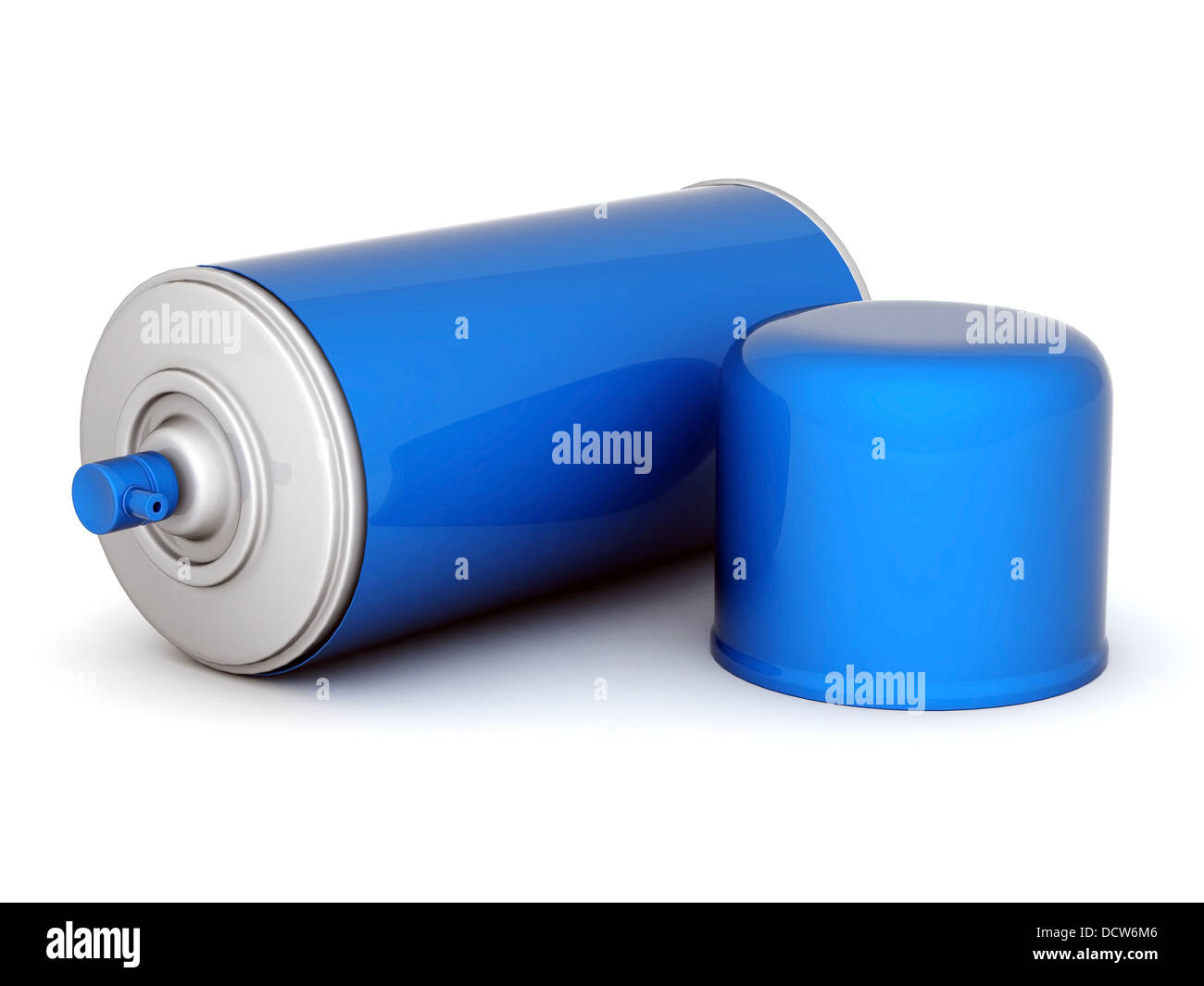 aluminum spray cans Stock Photo - Alamy