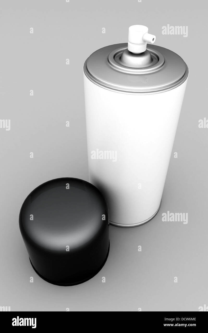aluminum spray cans Stock Photo - Alamy