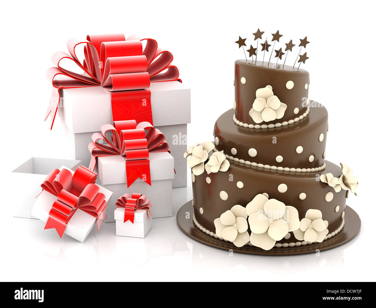 Cream wedding bow Cut Out Stock Images & Pictures - Alamy