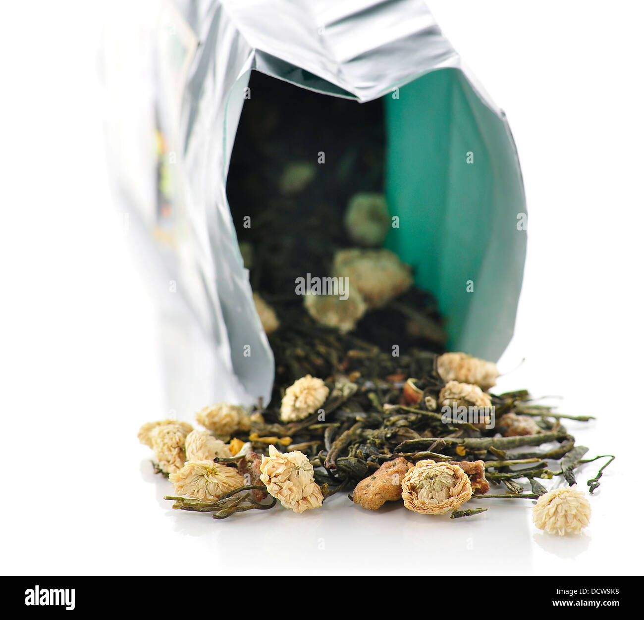 green loose tea Stock Photo - Alamy