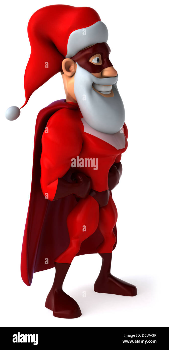 Super santa claus Stock Photo - Alamy