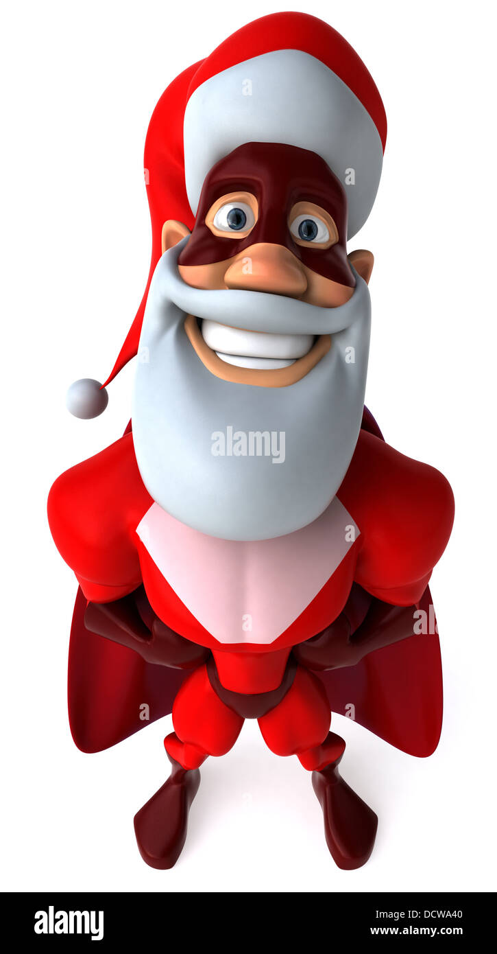 Super santa claus Stock Photo - Alamy