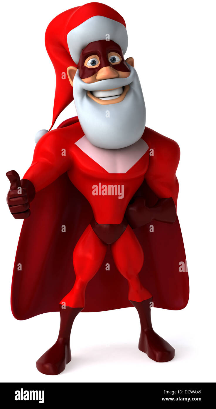 Super santa claus Stock Photo - Alamy