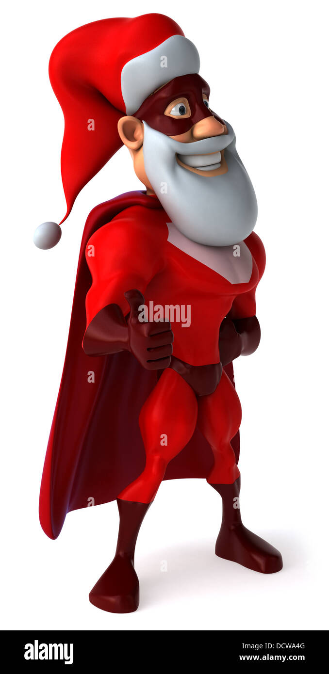 Super santa claus Stock Photo - Alamy