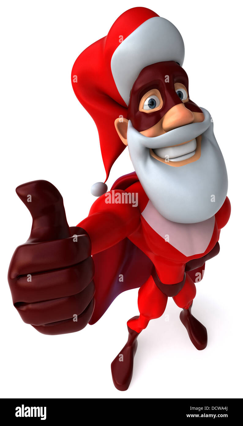 Super santa claus Stock Photo - Alamy