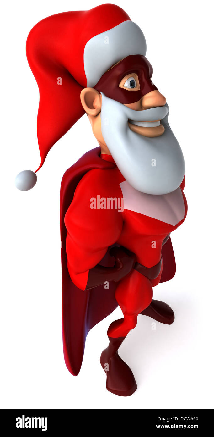 Super santa claus Stock Photo - Alamy