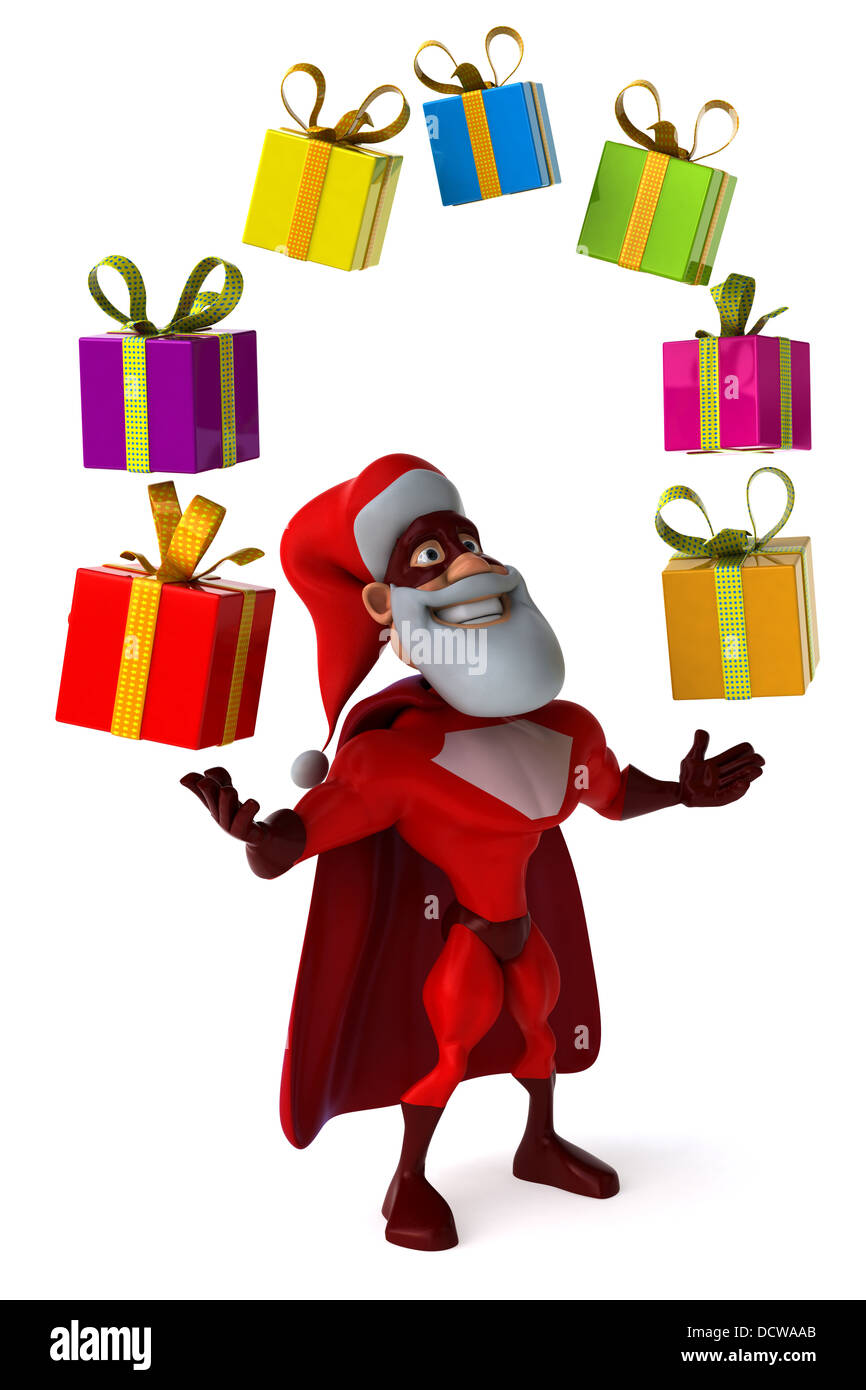 Super santa claus Stock Photo - Alamy