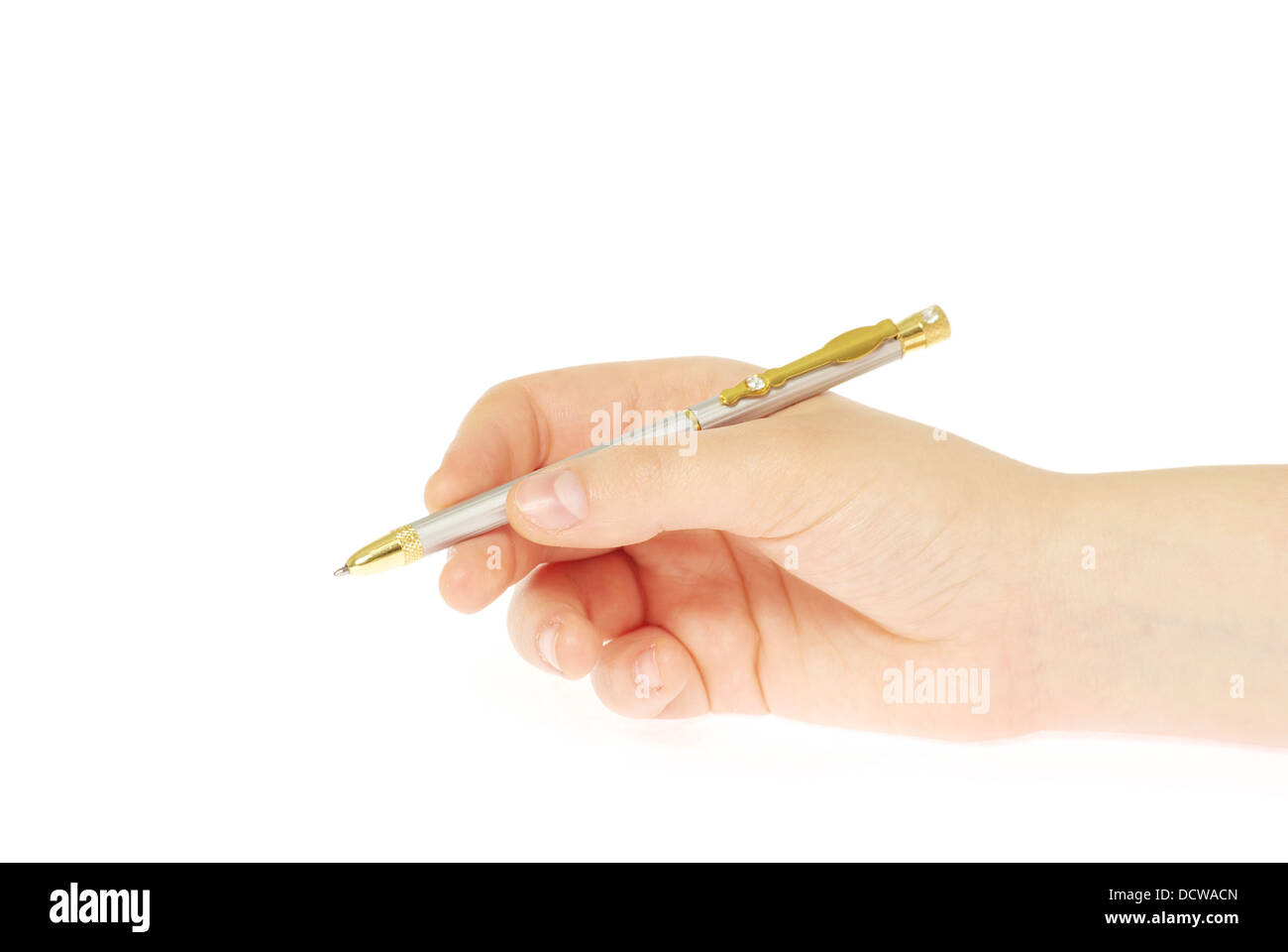 pen in hand Stock Photo - Alamy