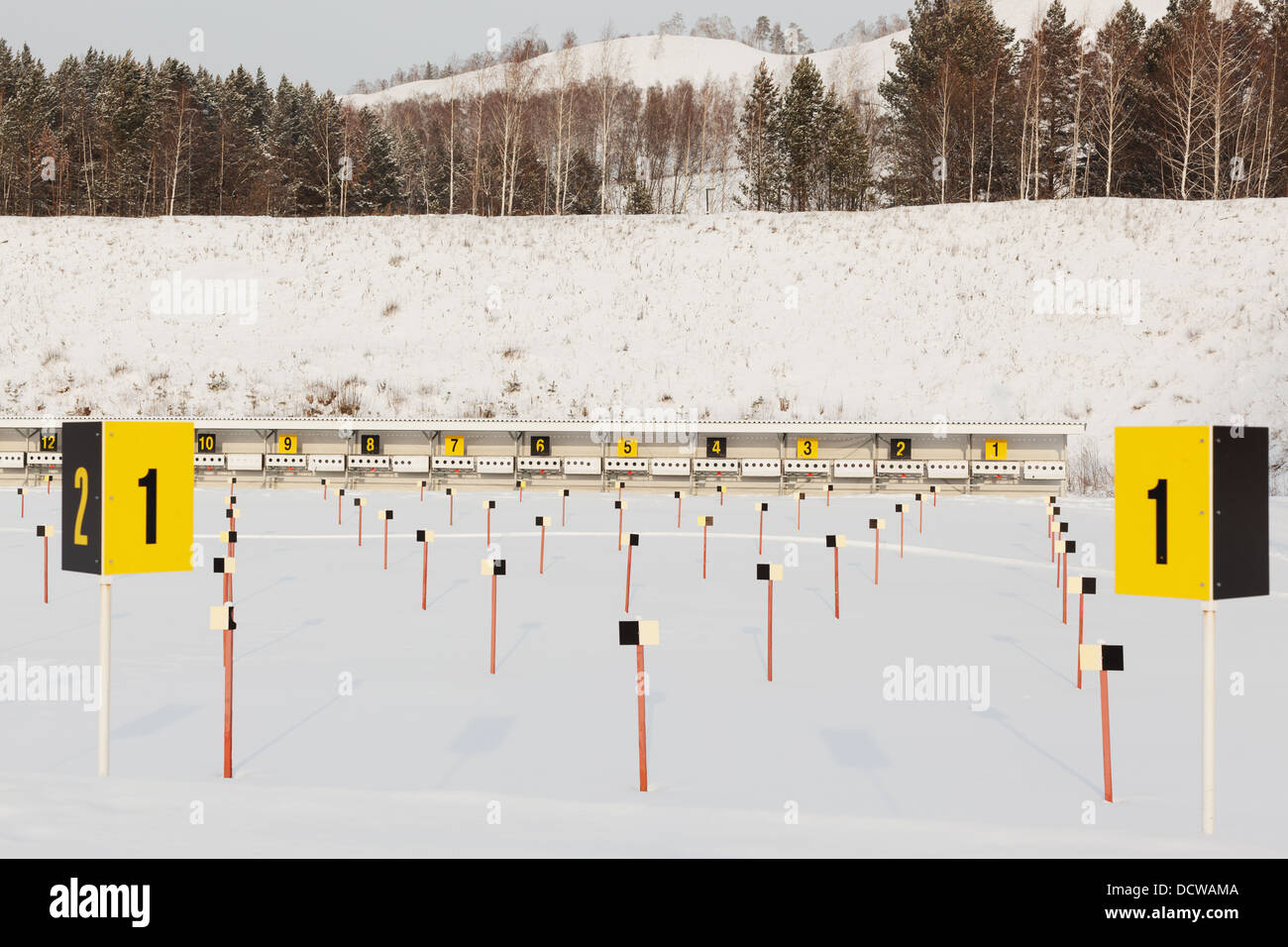 Biathlon shooting target hi-res stock photography and images - Alamy