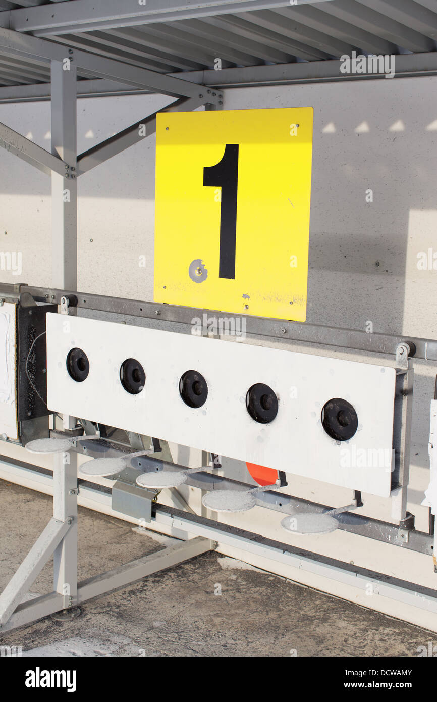 Biathlon shooting target hi-res stock photography and images - Alamy