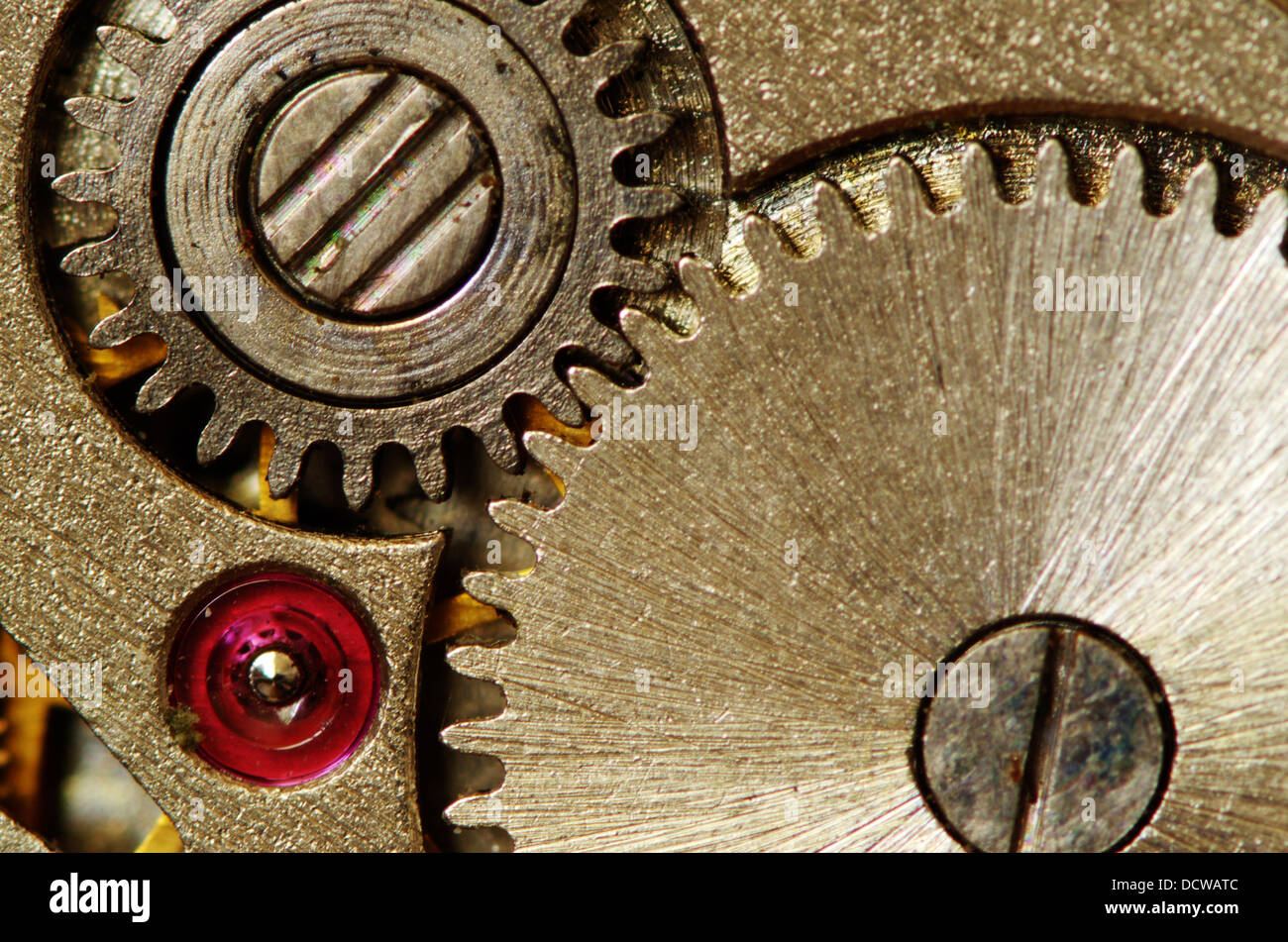 old metal clock Stock Photo - Alamy
