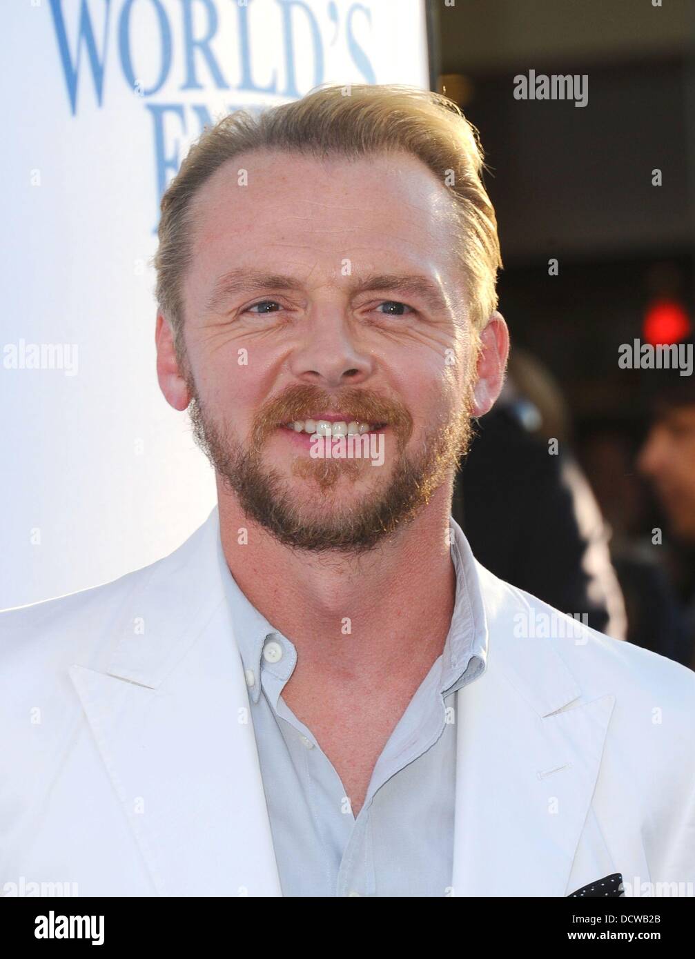 Hollywood, California, USA. 21st Aug, 2013. Simon Pegg attending The ...