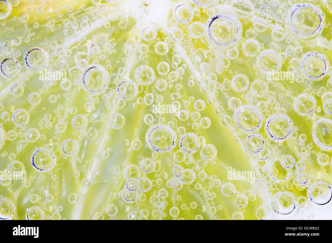 lemon with bubbles Stock Photo - Alamy