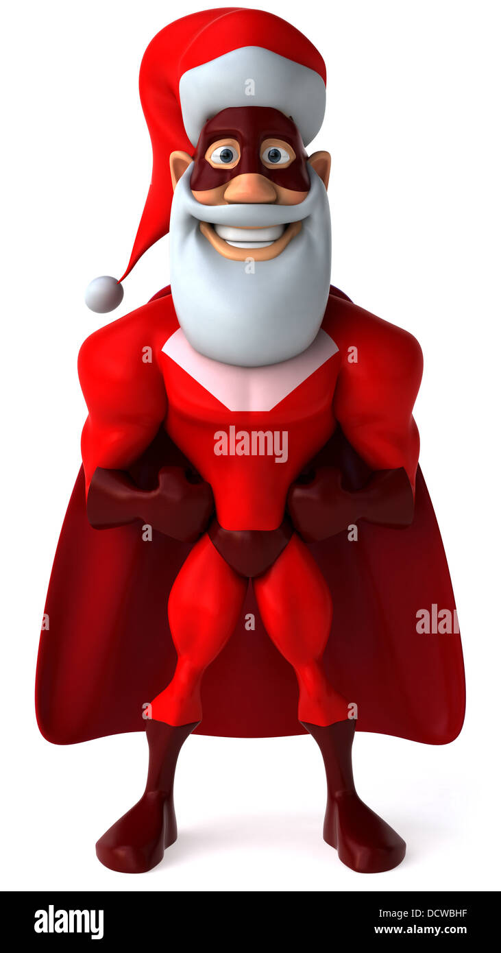 Super santa claus Stock Photo - Alamy