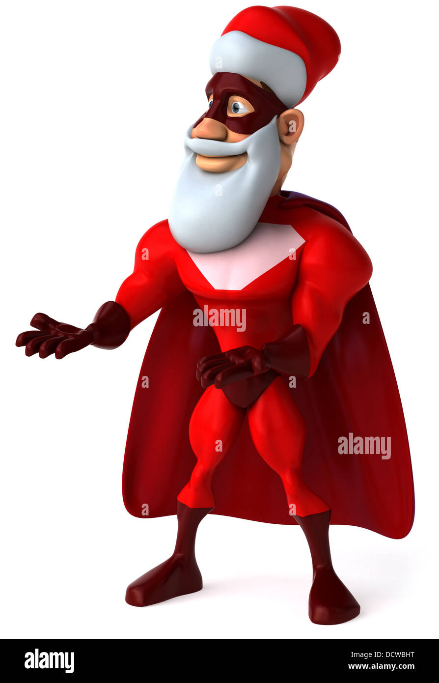 Super santa claus Stock Photo - Alamy