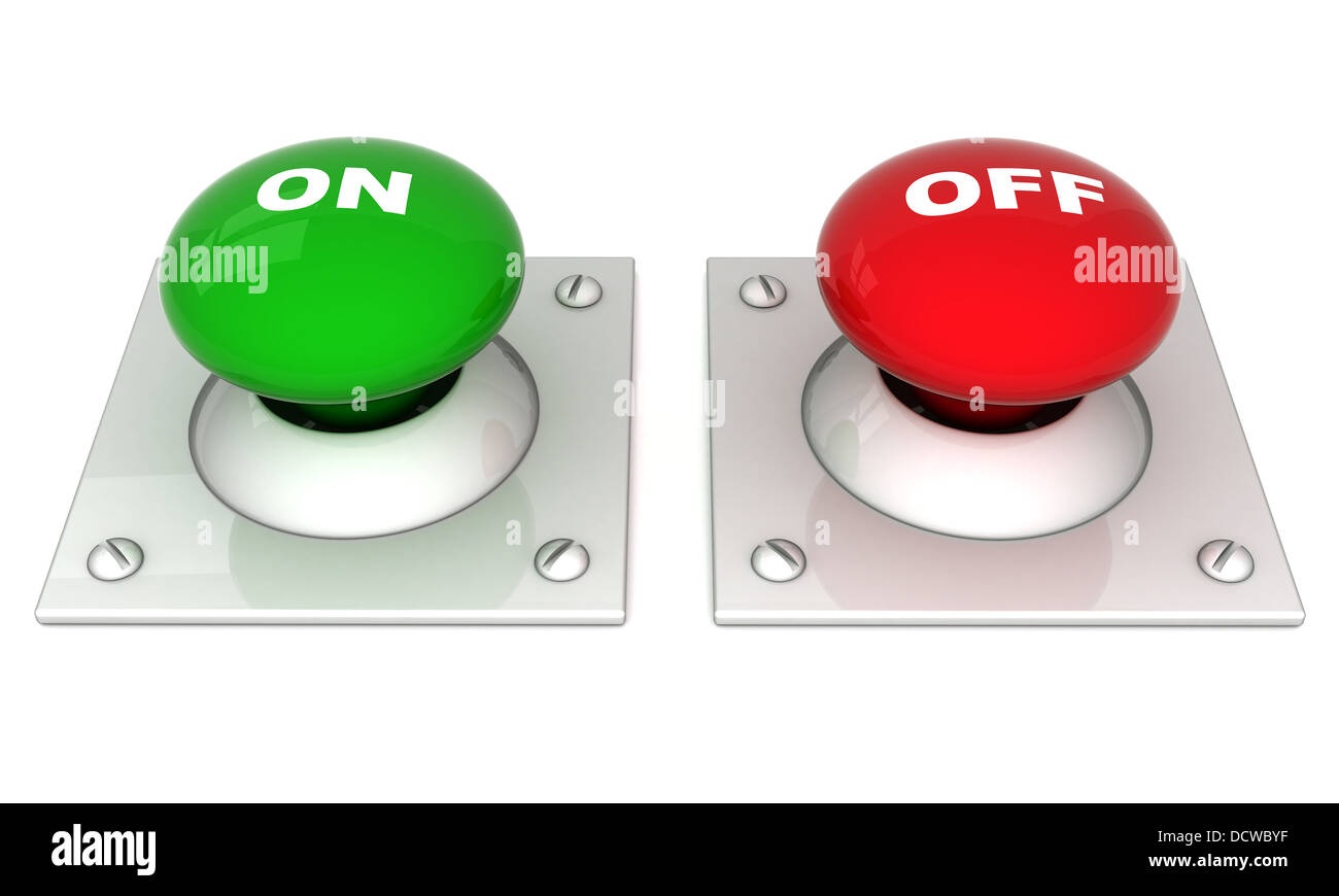 image the red button Stock Photo - Alamy