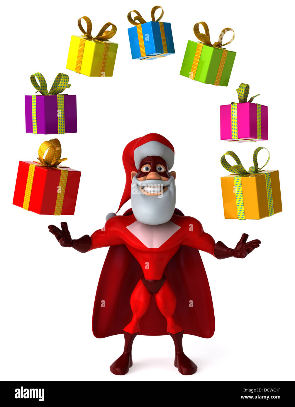 Super santa claus Stock Photo - Alamy