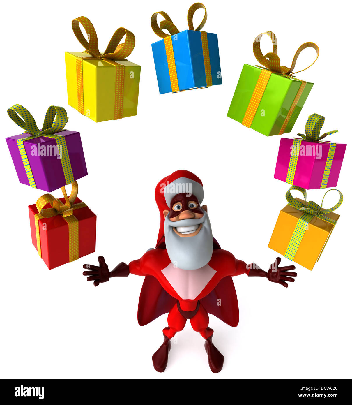 Super santa claus Stock Photo - Alamy