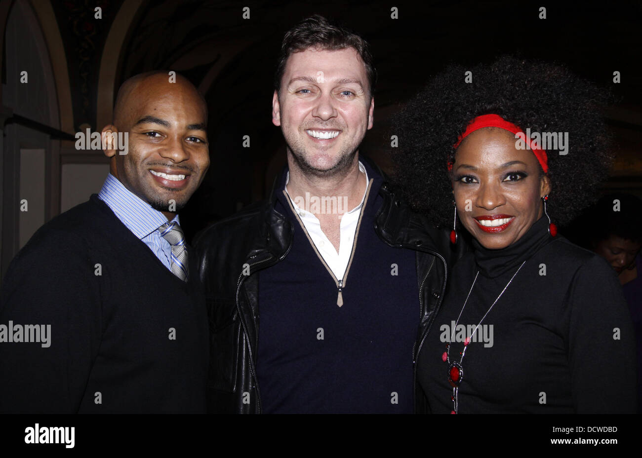 Brandon Victor Dixon, Warren Carlyle and Adriane Lenox Closing night ...