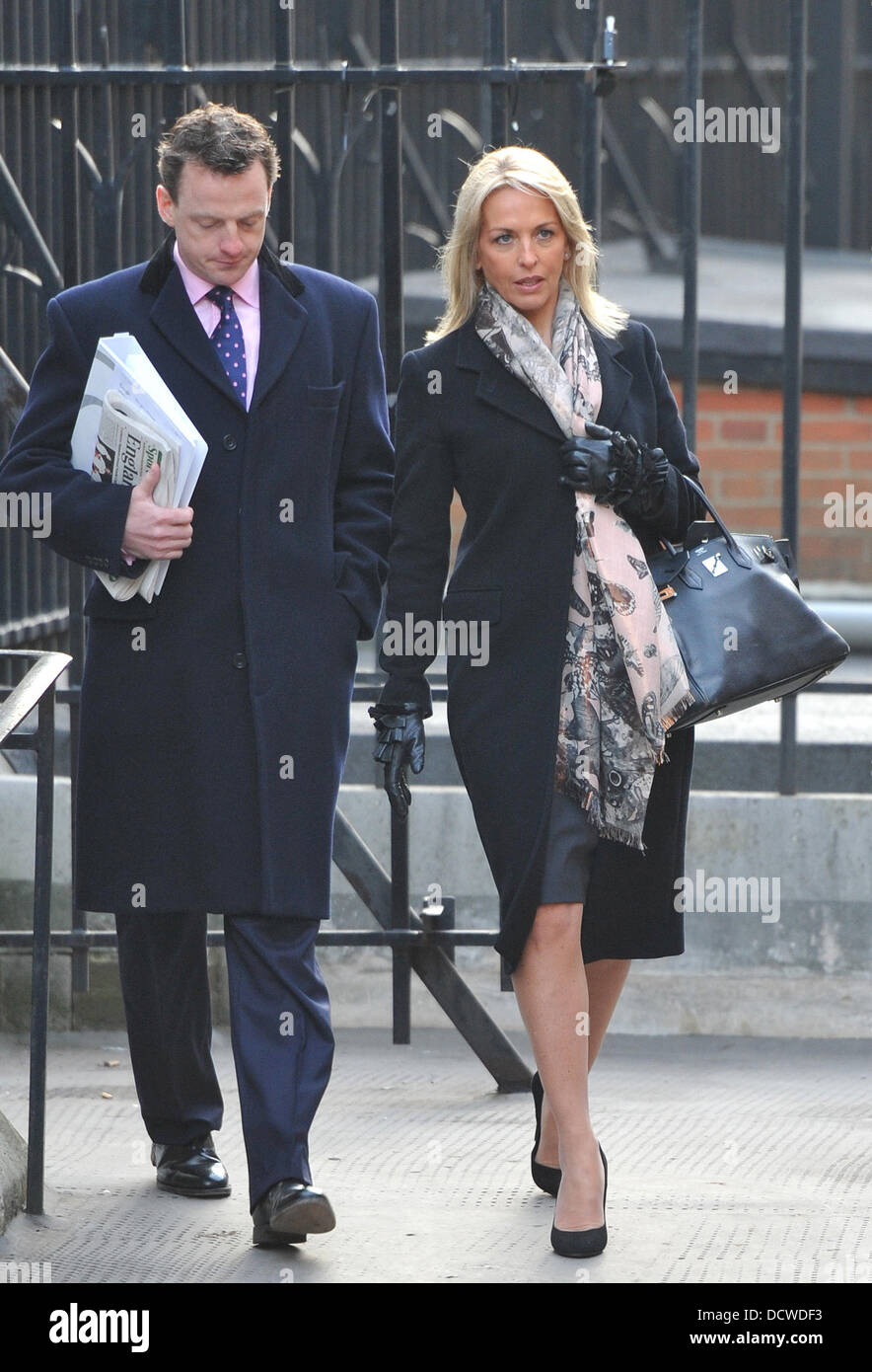 Sheryl Gascoigne arrives to give evidence at The Leveson Inquiry at The ...