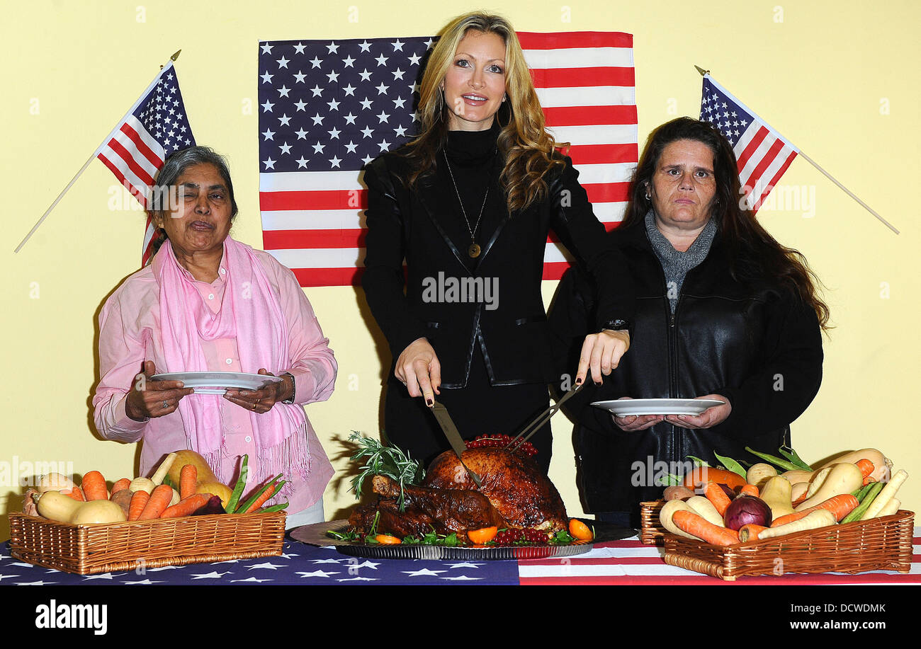 US Supermodel Caprice joined students from the American ...