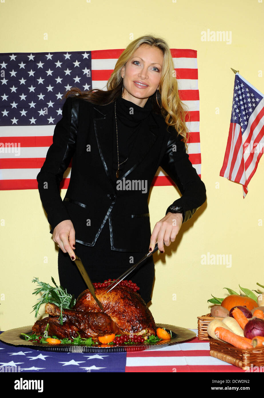 US Supermodel Caprice joined students from the American ...