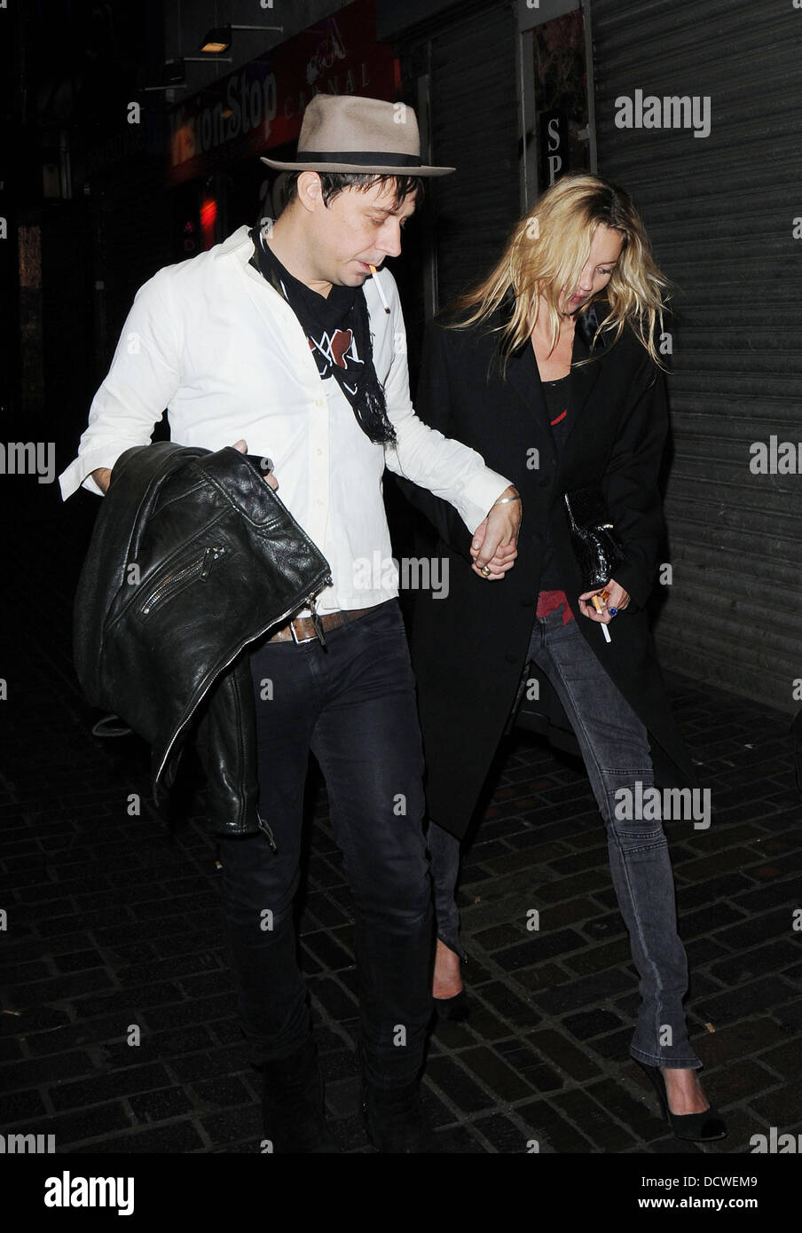 Kate Moss and Jamie Hince at The Box Club, London, England - 23.11.11 ...