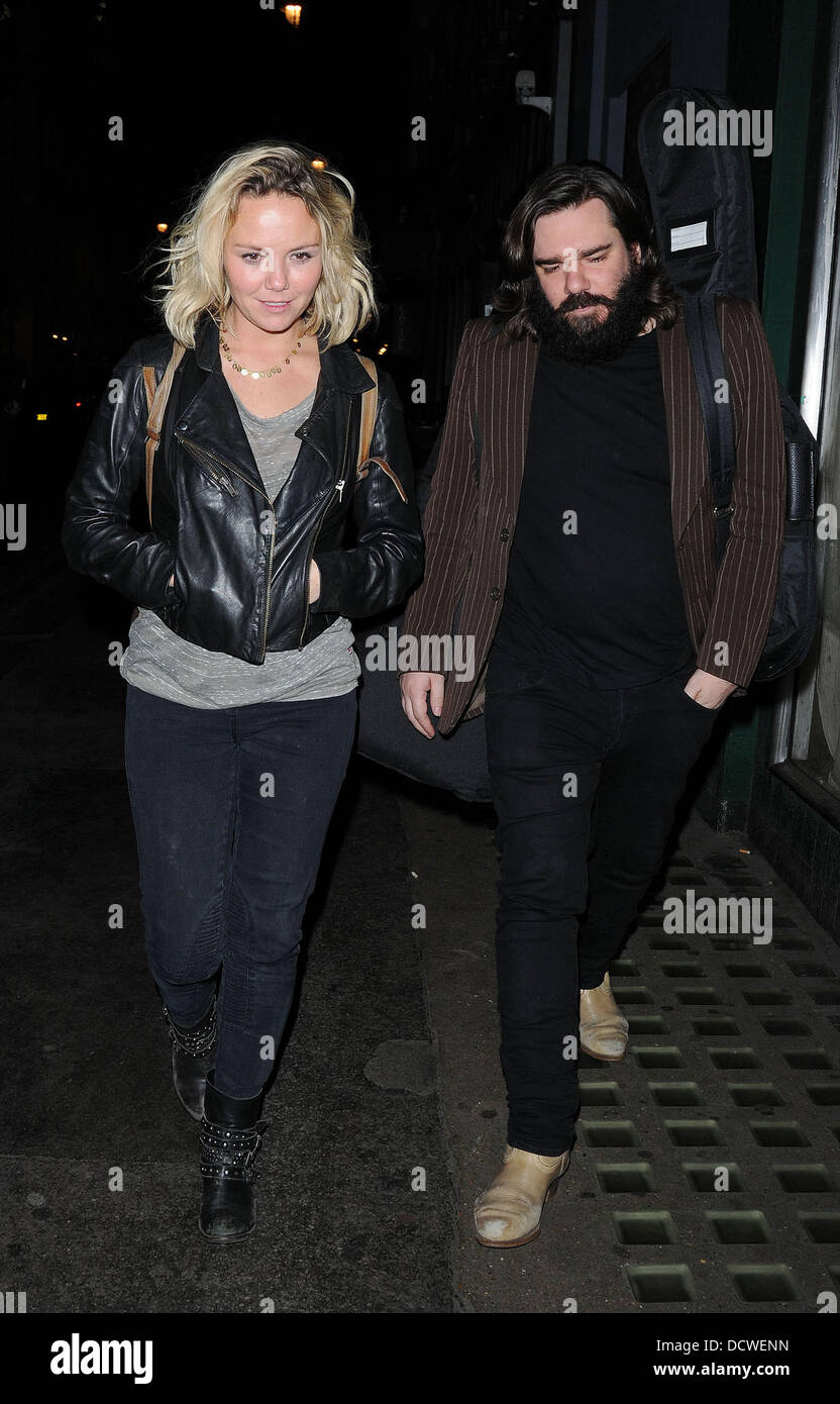 Charlie Brooks leaving The Groucho Club, London, England - 23.11.11 ...