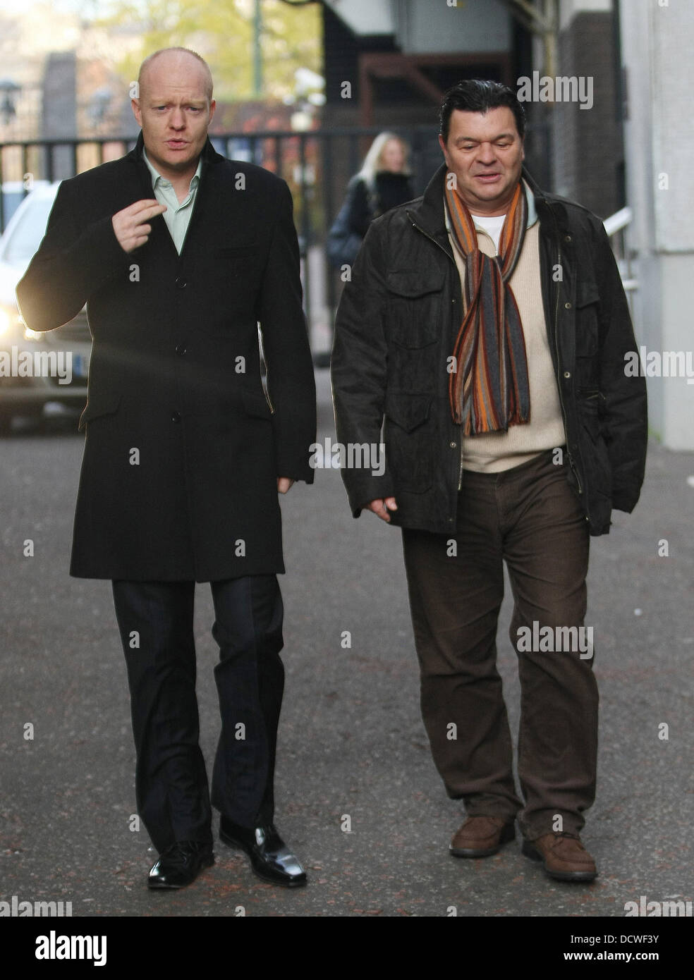 Jake Wood and Jamie Foreman at the ITV studios London, England - 24.11. ...